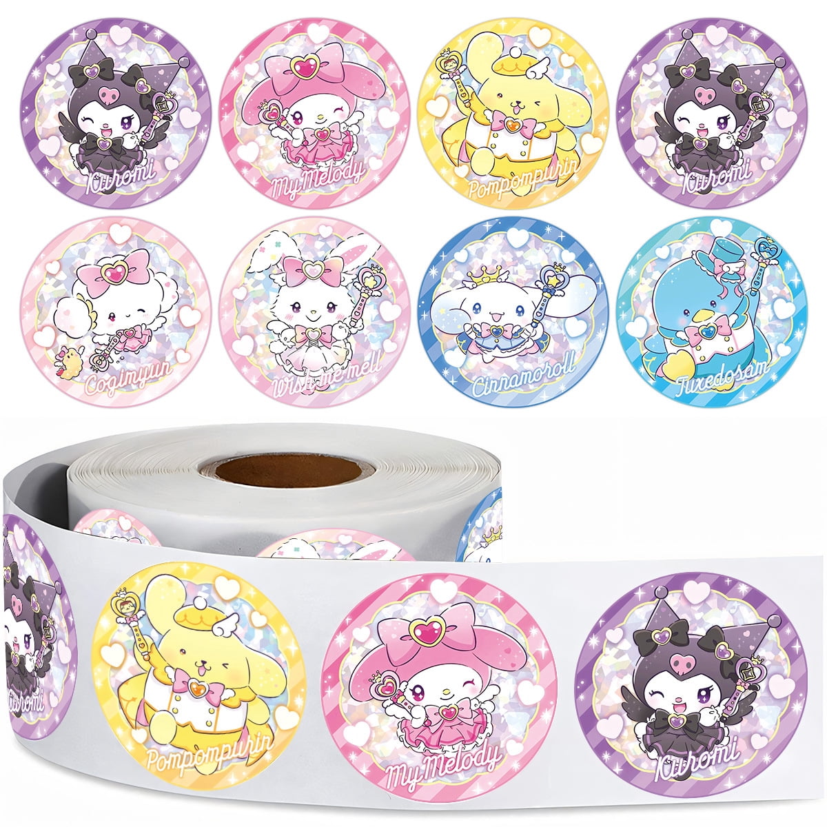 2500pcs Cute Sanrio DIY Stickers Set - Colorful Decorative Labels for ...