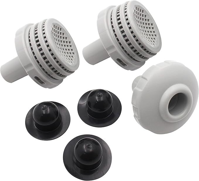 25022E Swimming Pool Water Jet Connector Kits with Outlet Strainer Grid ...