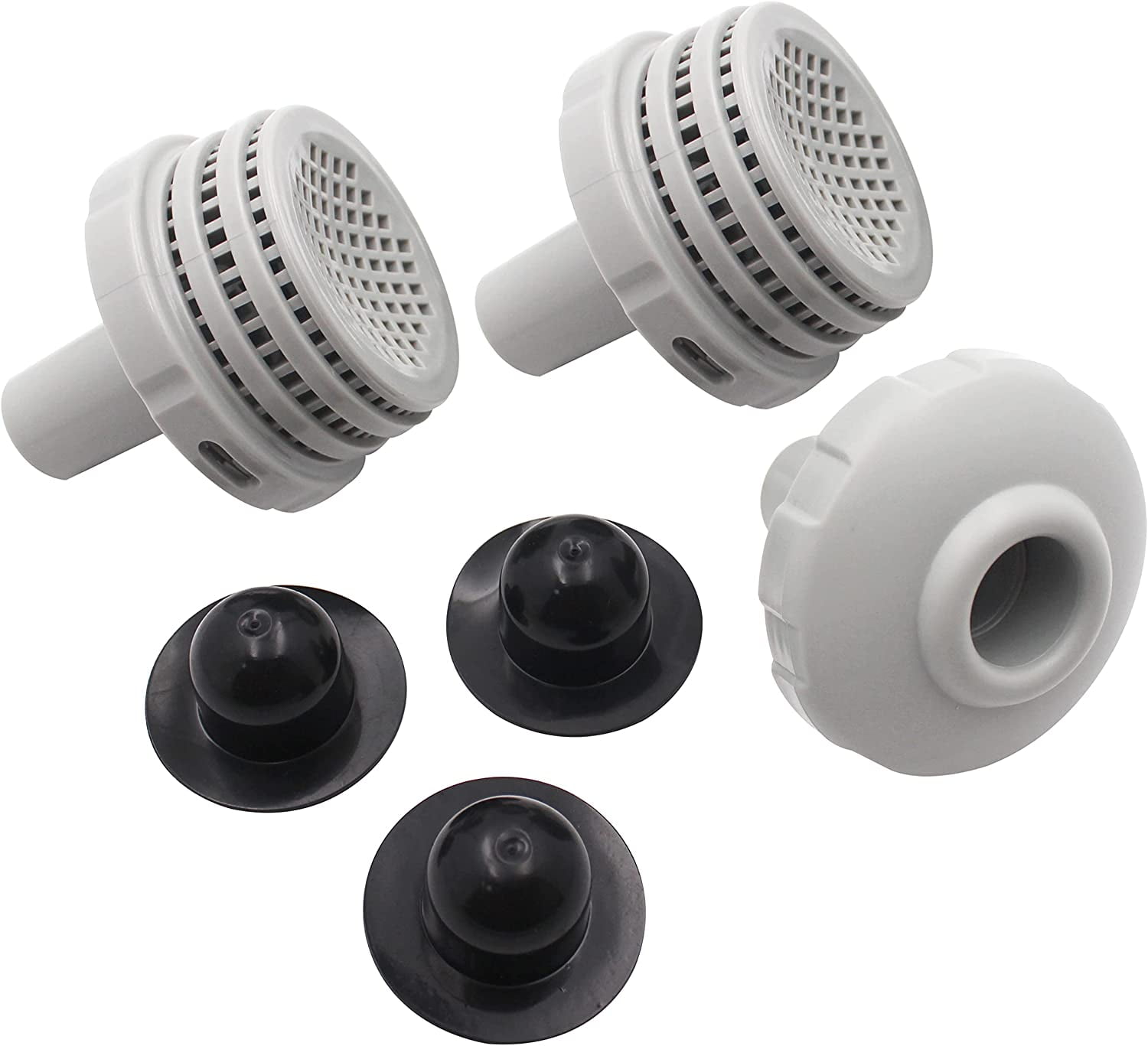 25022E Swimming Pool Water Jet Connector Kits with Outlet Strainer Grid ...