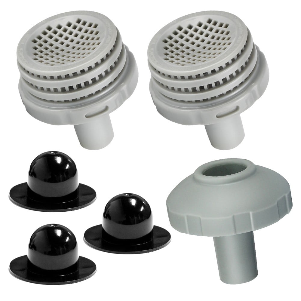 25022E Swimming Pool Water Jet Connector Kits with Outlet Strainer Grid ...