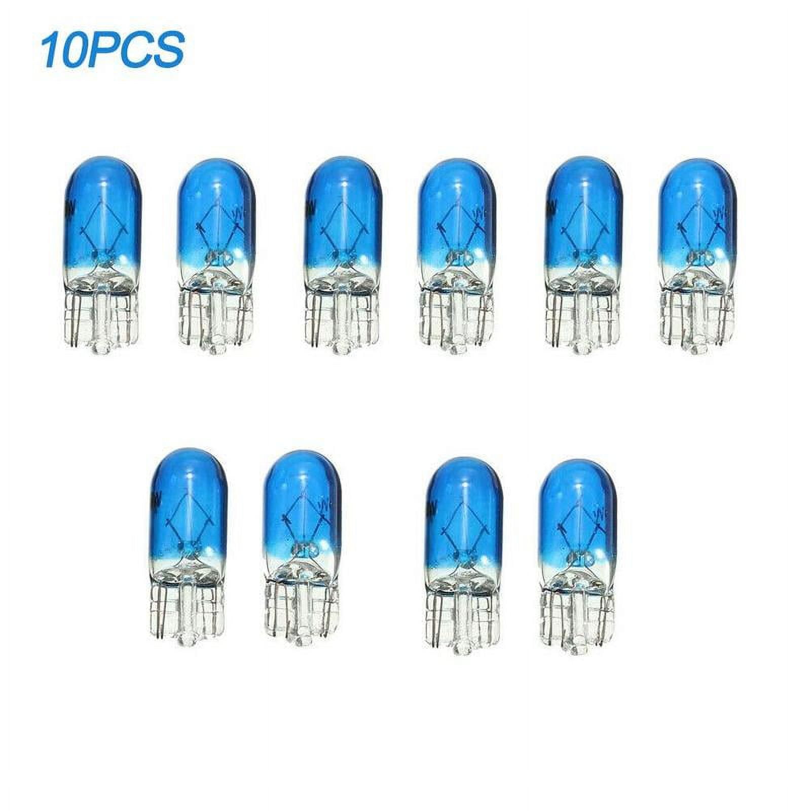 Clerance!10pcs Blue Car Width Light Instrument Light T10 Plug Bulb 12v ...