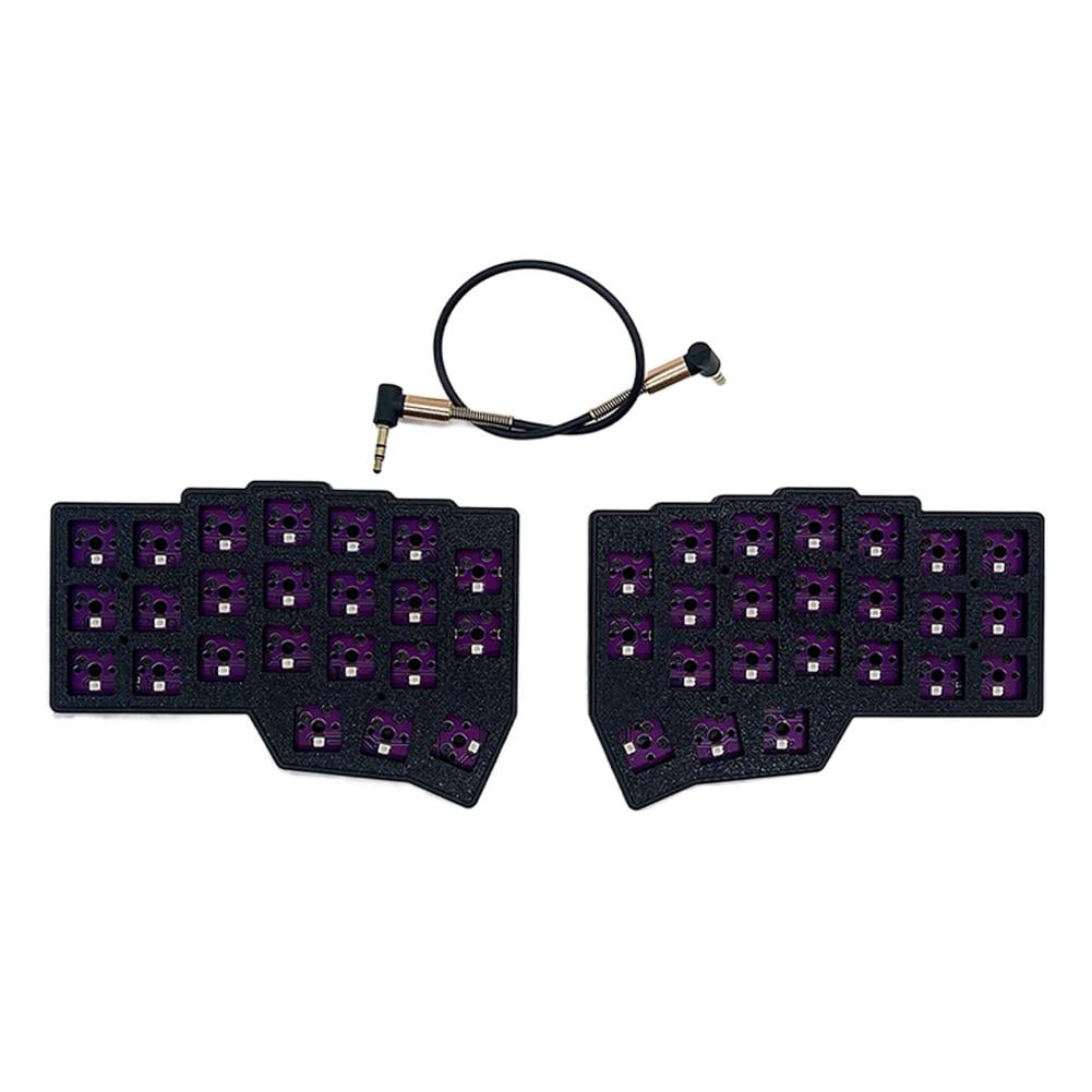 Clerance!Black For Corne Split Keyboard Two-Hand Split Ergonomic Qmk ...
