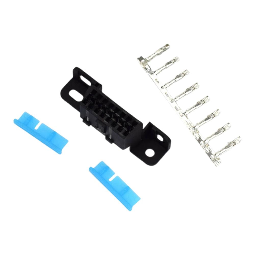 Clerance!Full Set For Obd2 16pin/Pin Female Connector Black For Obd ...