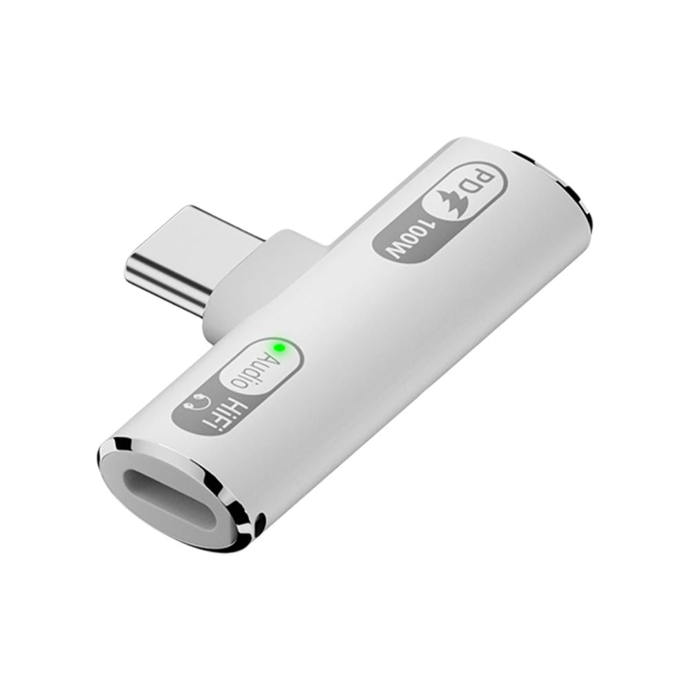 Clerance!The New White Usb-C Adapter Pd100w Is Suitable For Headphones ...
