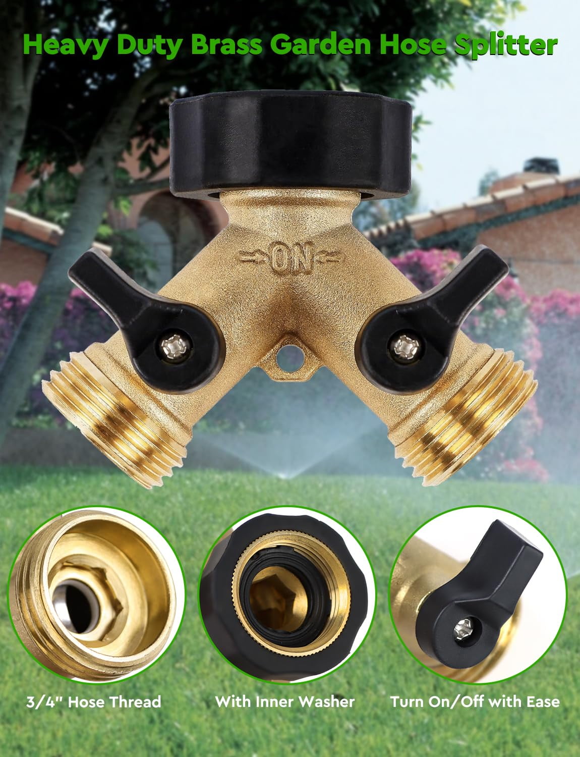 250FT Drip Irrigation System for Garden - 50FT 1/2" Main Tube & 200FT 1 ...