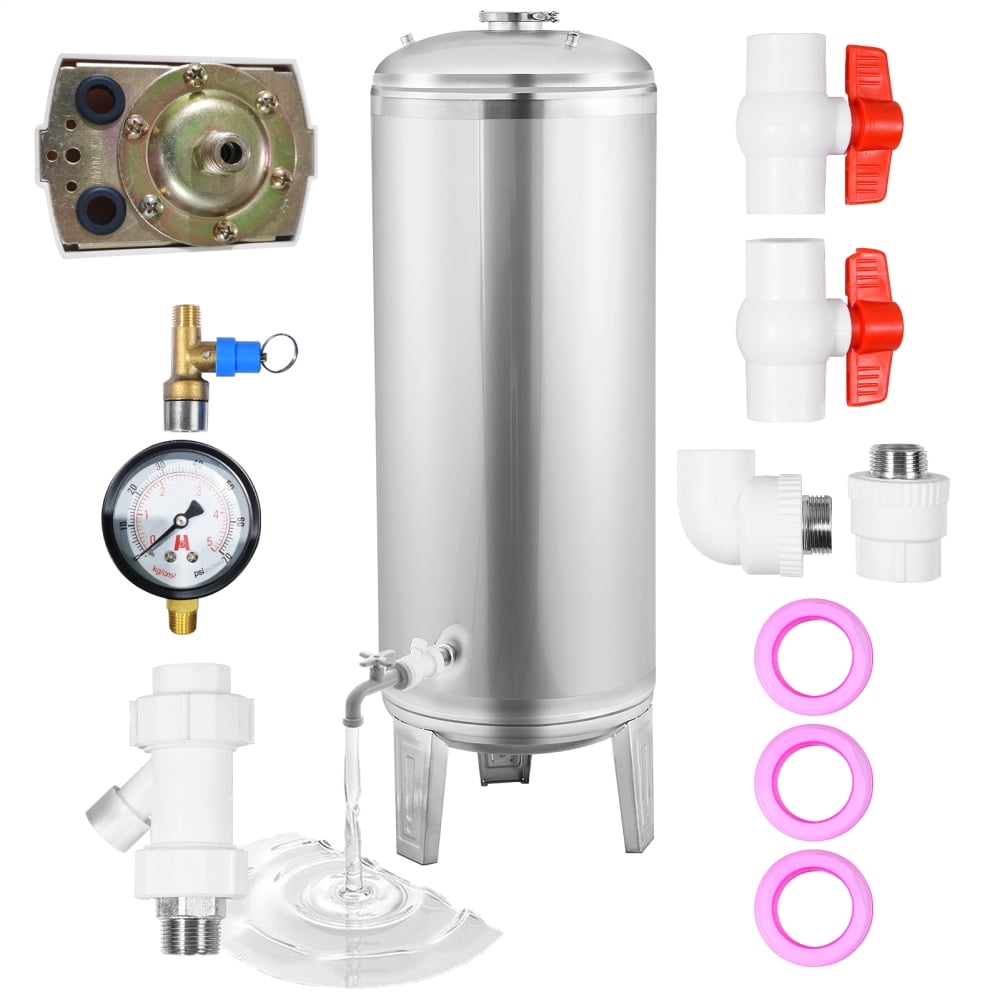（250L）Large Pressure Tank For Well Pump, Vertical Water Storage Tanks ...