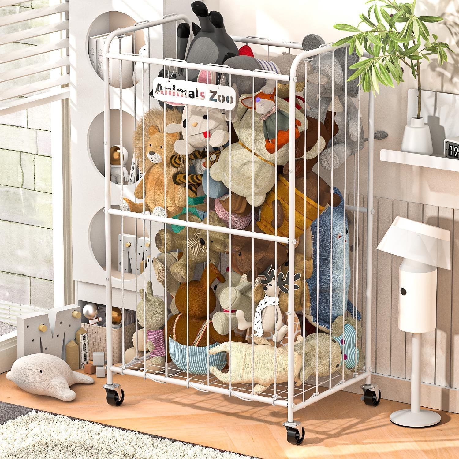 250L Stuffed Animal Organizer Plush Toy Storage Organizer Toy Storage ...