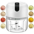 250ML Electric Garlic Chopper, Mini Portable Veggie Choppers, Garlic ...