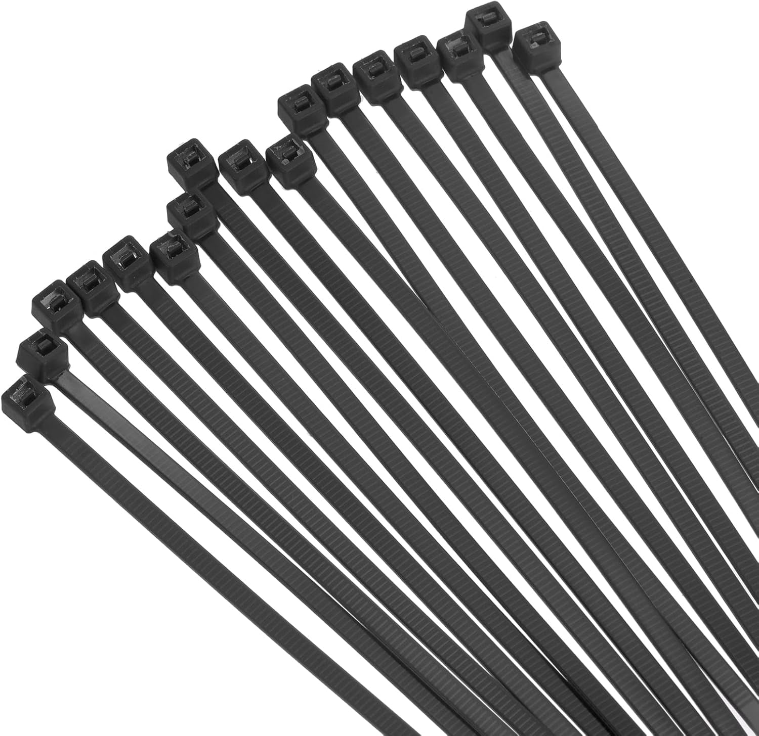 250PCS Cable Zip Ties 12 Inch, Self-Locking Nylon Wire Ties with 30 lbs Tensile Strength for ...