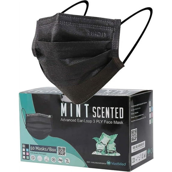 250PCs Dental Medical Grade Tigris Black by VASTMED 4.0 G 3Ply Level 3 ...