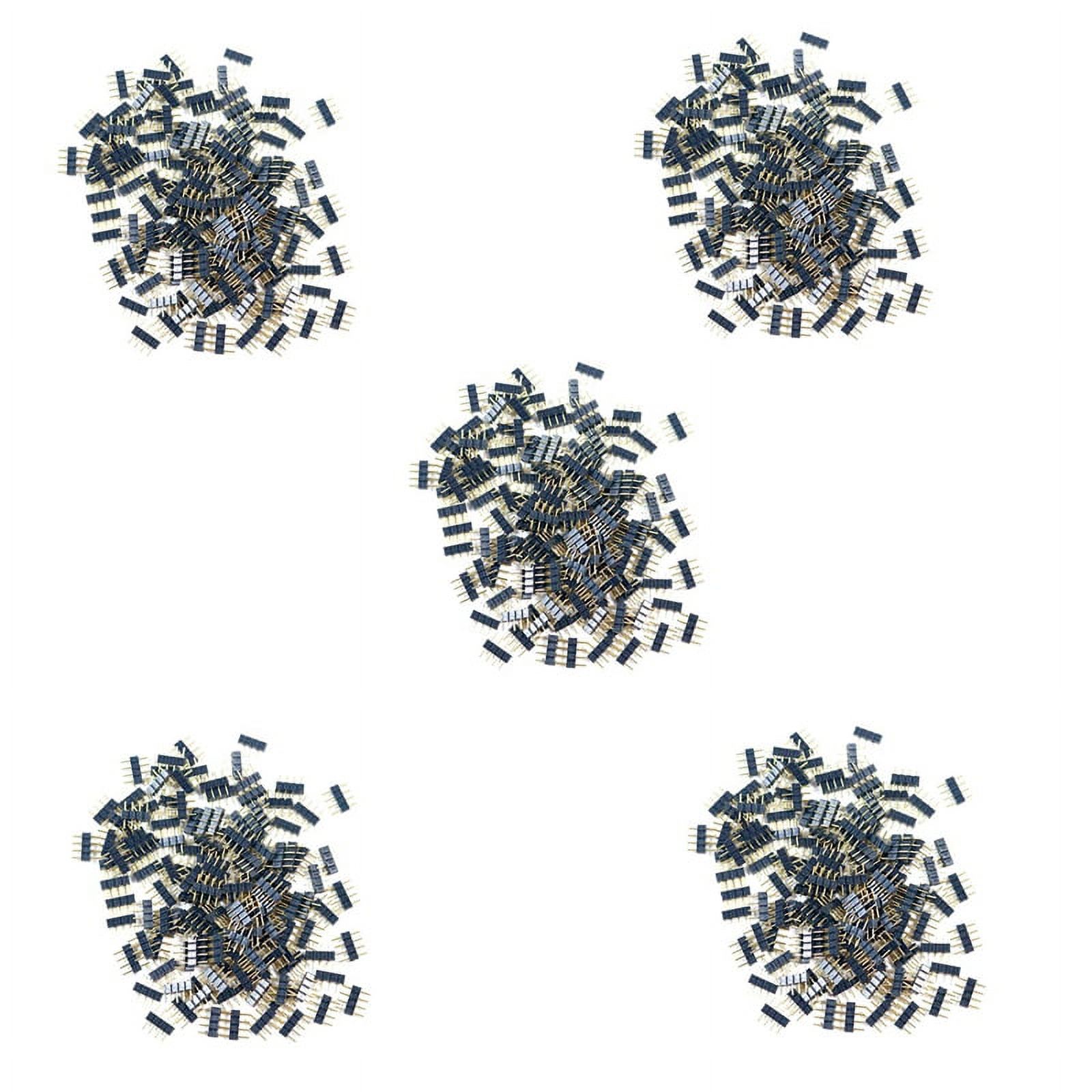 250Pcs 4 Pin Rgb Led Strip Male Plug Adapter Connector for 3528 5050 ...