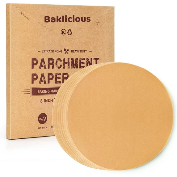 250Pcs 8 Inch Parchment Paper Rounds. Non Stick Round Parchment Paper ...