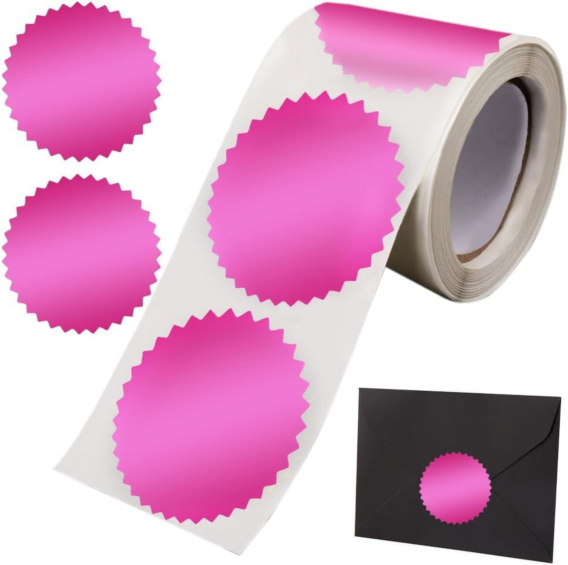 250Pcs Envelope Seals Stickers Blank Stickers Purple Certificate Award ...