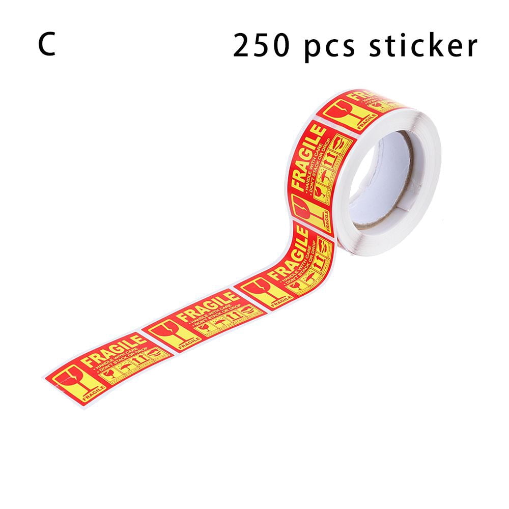 250Pcs/roll Durable Packaging Mark Office Care Shipping Handle With ...
