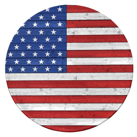 250Th Anniversary 4Th of July Tablecloth 4Th of July Round Fitted ...