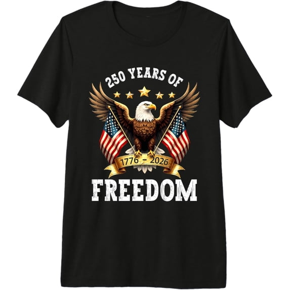 250Th Anniversary American Flag Eagle 1776 2026 Patriotic T-Shirt ...