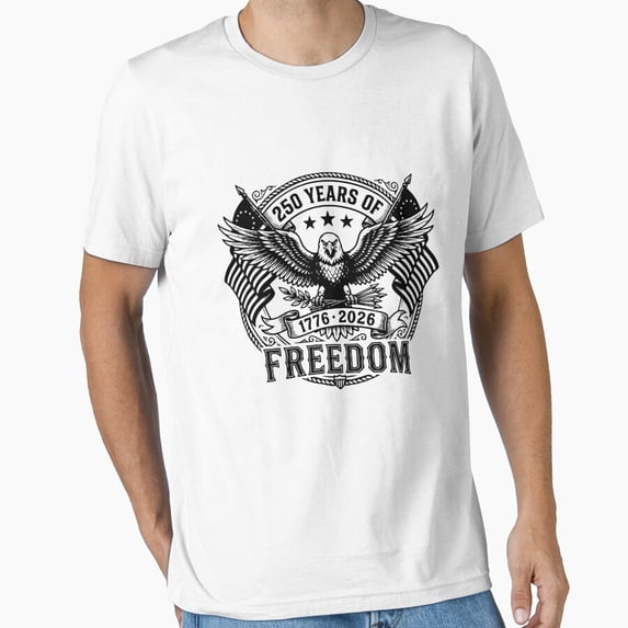 250Th Anniversary American Flag Eagle Graphic T-Shirt - Walmart.com