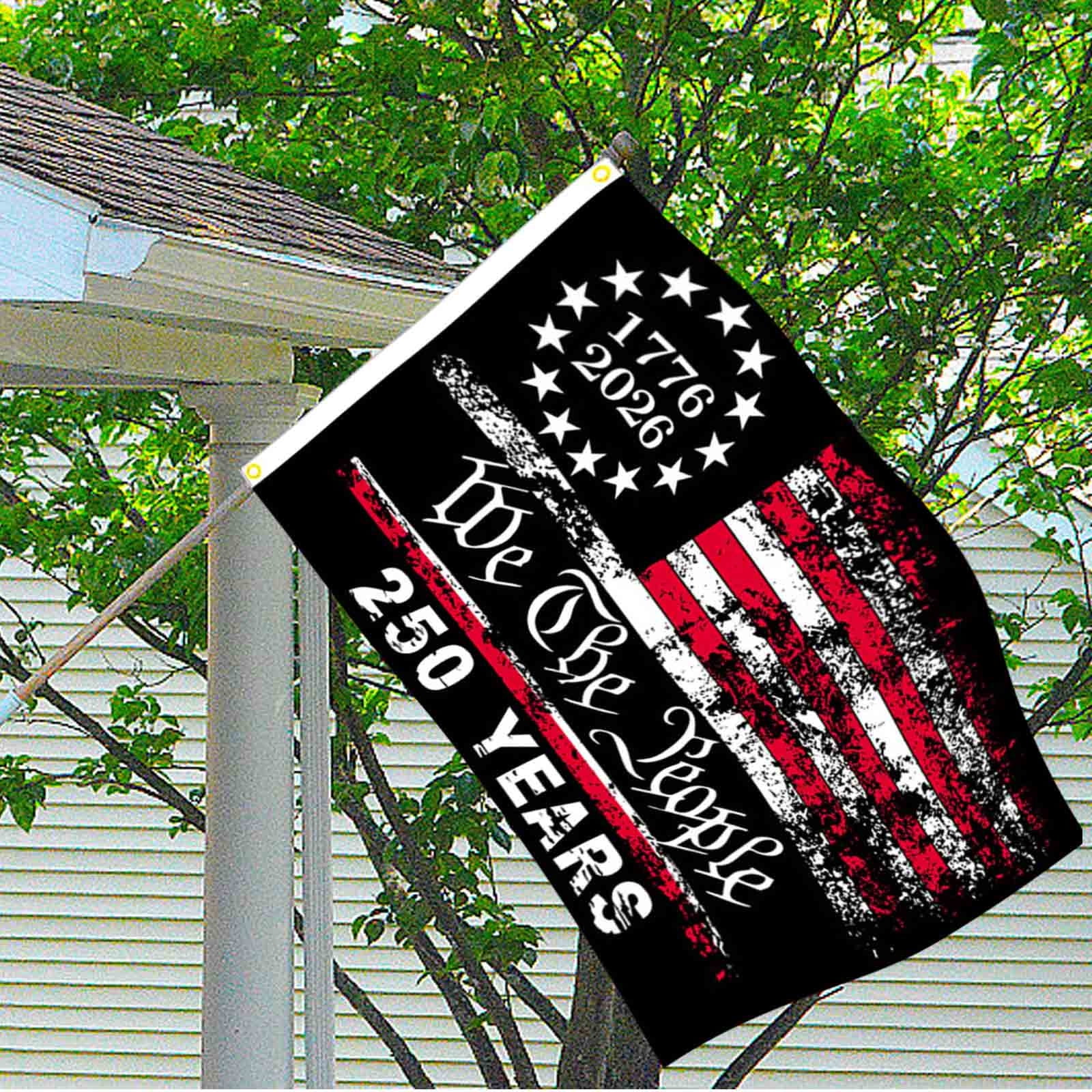 250Th Anniversary Flag 1776-2026 250 Years Usa Patriotic Bans Suitable ...