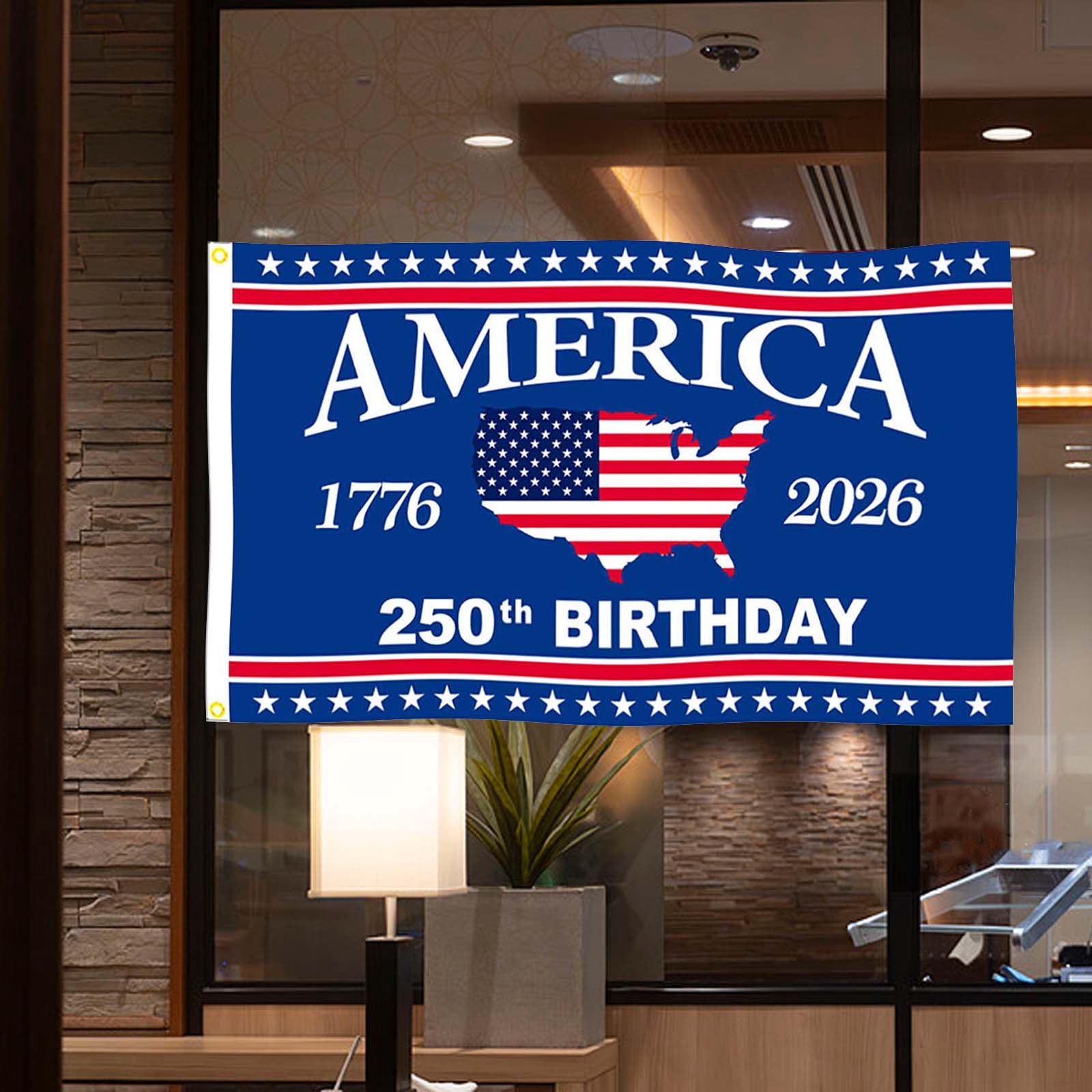 250Th Anniversary Flag 1776-2026 250 Years Usa Patriotic Bans Suitable ...