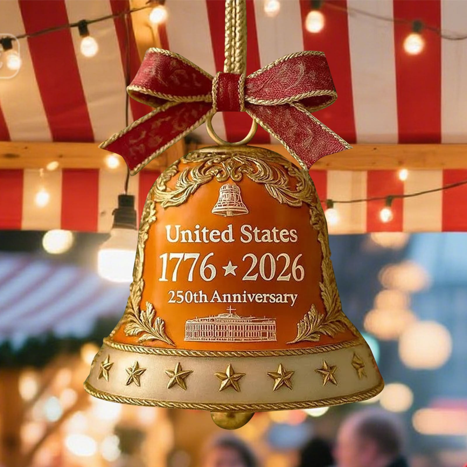 250Th Anniversary Of The Founding Of The States Bell Shaped Pendant ...