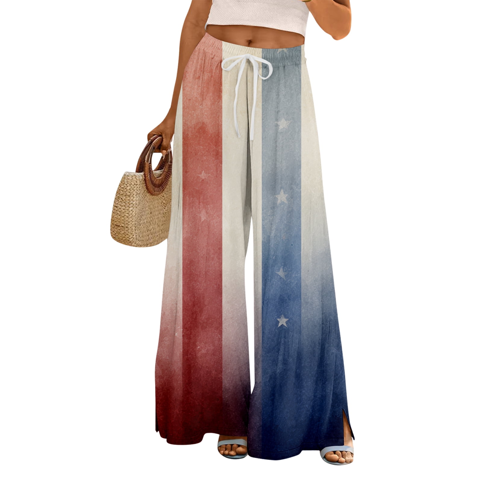 250Th Anniversary Patriotic Pants, Flag Pattern Design Clothes, 4Th of ...