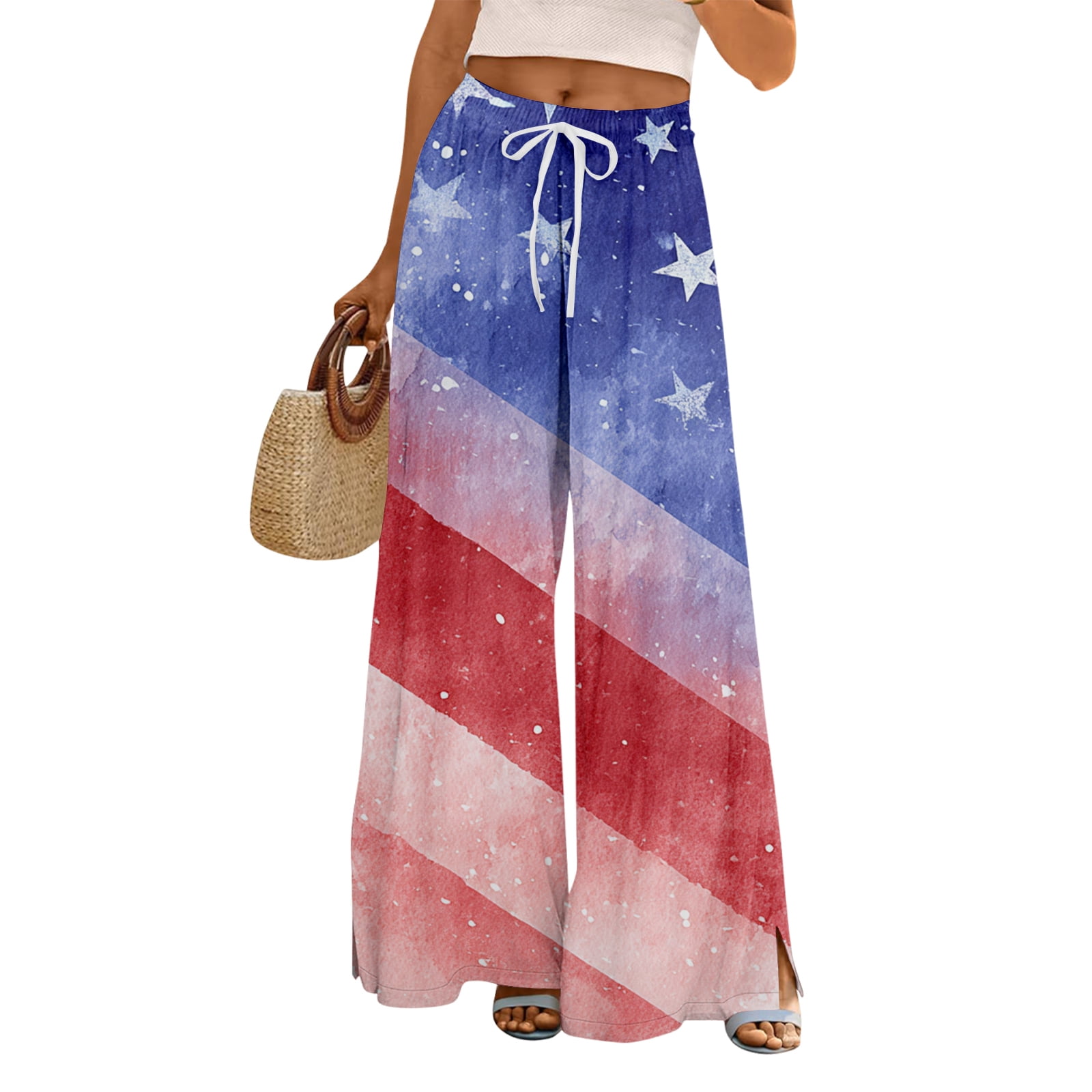 250Th Anniversary Patriotic Pants, Flag Pattern Design Clothes, 4Th of ...