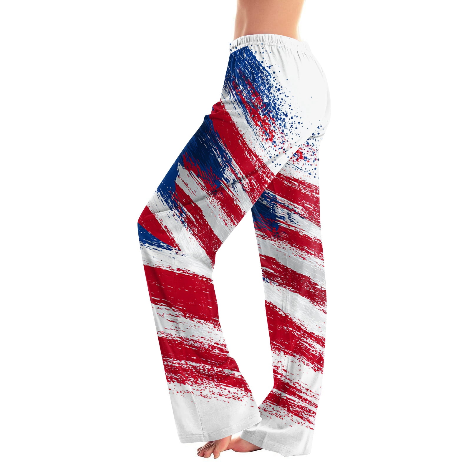 250Th Anniversary Patriotic Red White and Blue Womens Pants, Stretchy ...