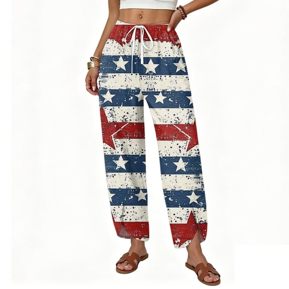 250Th Anniversary Patriotic Women's Pants, 4Th of July Red White and ...