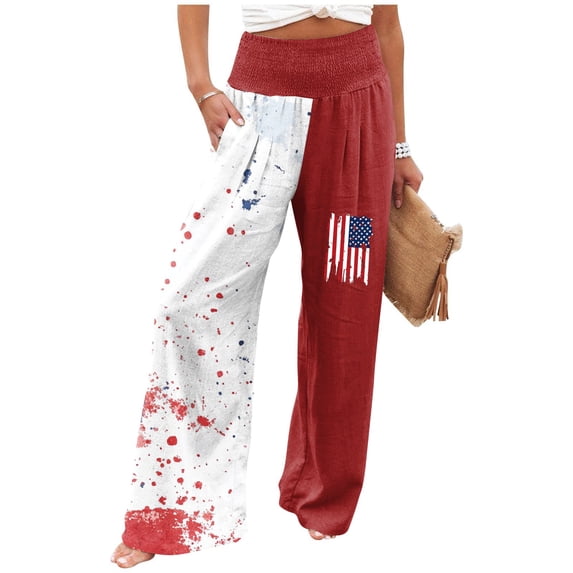 250Th Anniversary Patriotic Womens Pants, 4Th of July Striped Pants for ...
