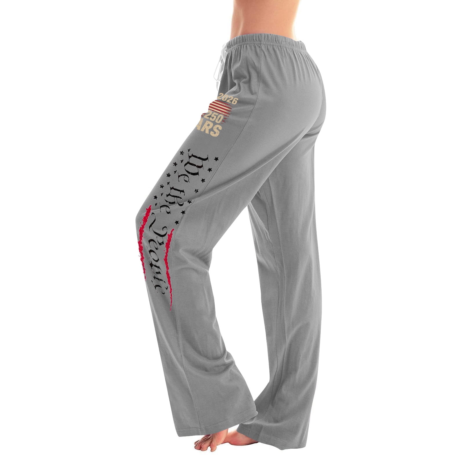 250Th Anniversary Red White and Blue Pants, Classic Flag Design Pants ...