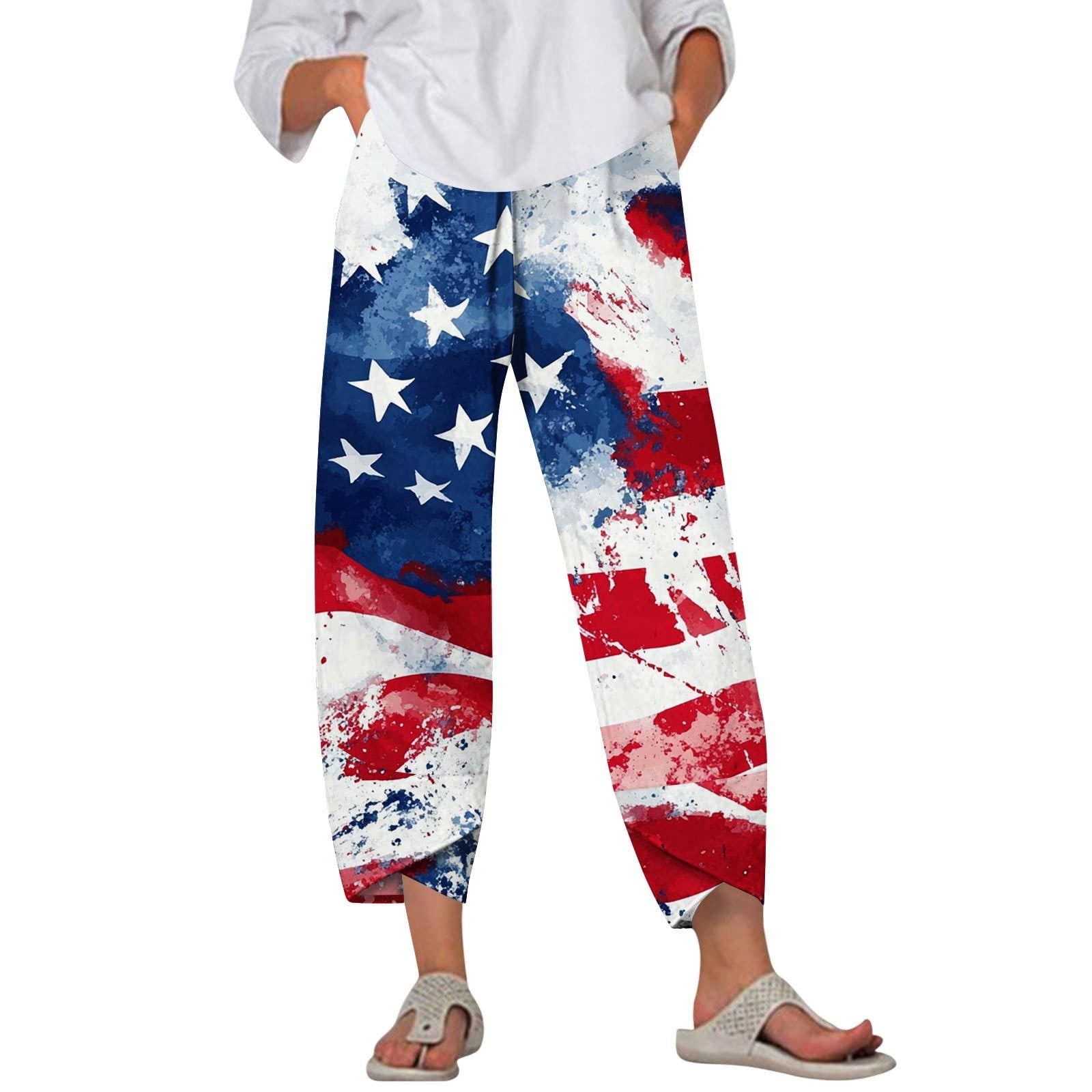 250Th Anniversary Red White and Blue Pants, Classic Patriotic Pants ...