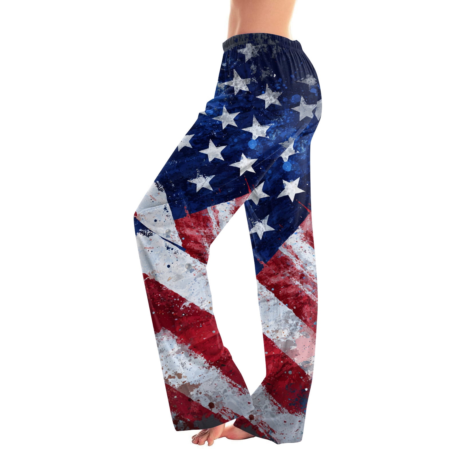 250Th Anniversary Red White and Blue Striped Pants, Fashion Casual ...