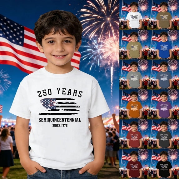 250Th Anniversary Shirts Boys Independence Day Celebration Patriotic ...