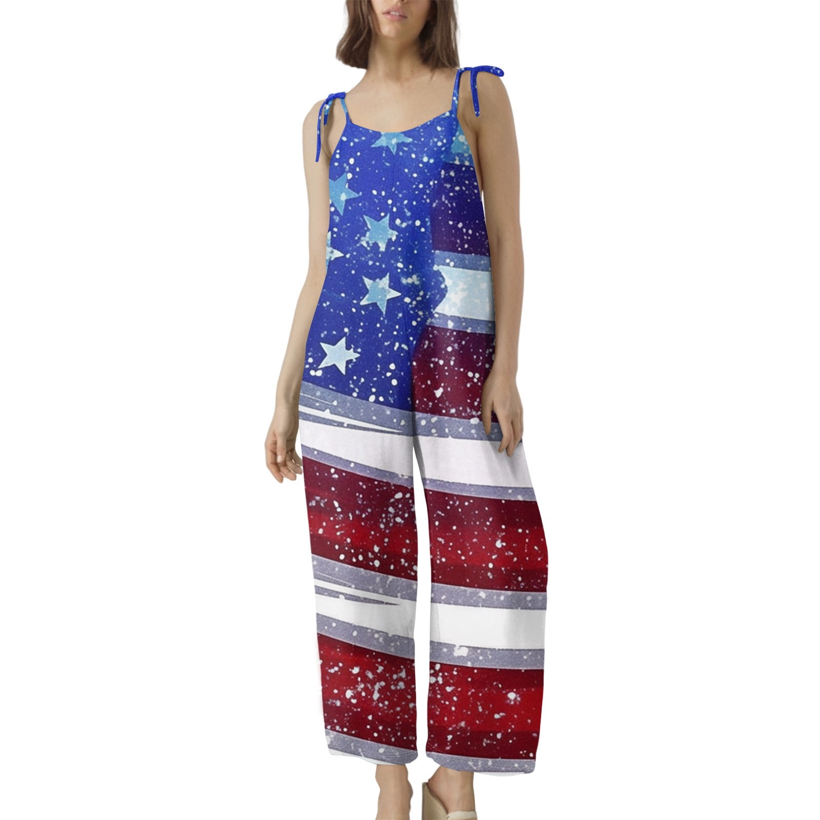 250Th Anniversary Star Printed Pants, Patriotic Red White and Blue ...