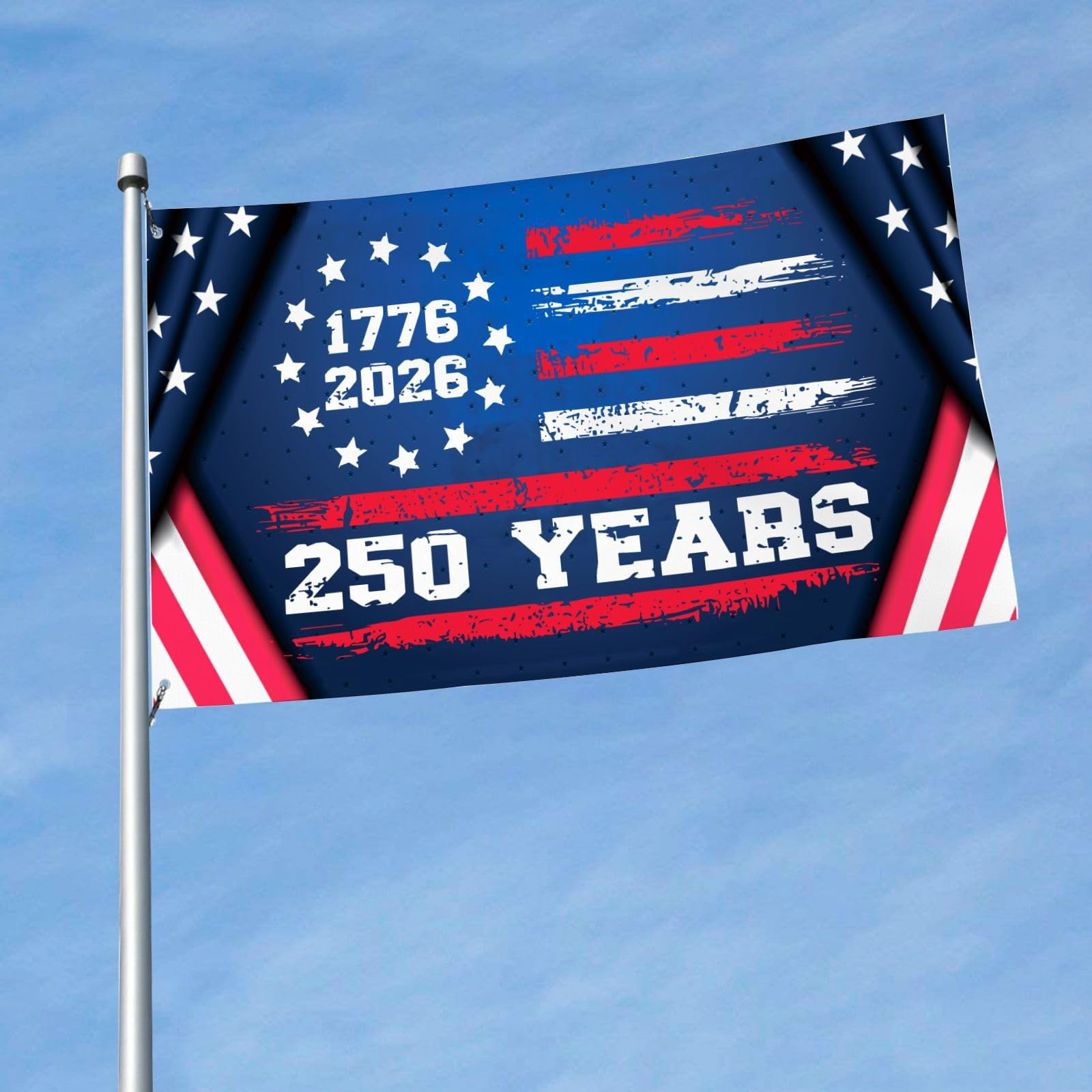 250Th Anniversary Us Flag Decoration, Single - Sided Flag B1Pc, Us ...