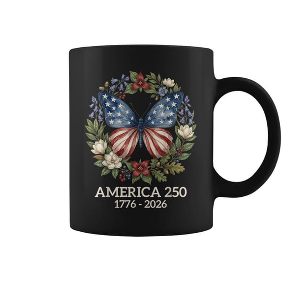 250Th Anniversary Usa Patriotic Freedom 4Th Of July Coffee Mugs ...