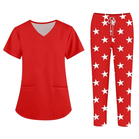 250Th Anniversary Women's Tops, 4Th of July Sets Pants for Women, Red ...