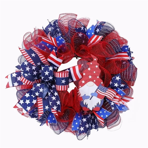 250Th Independence Anniversary Patriotic Front Door Wreath Weather ...