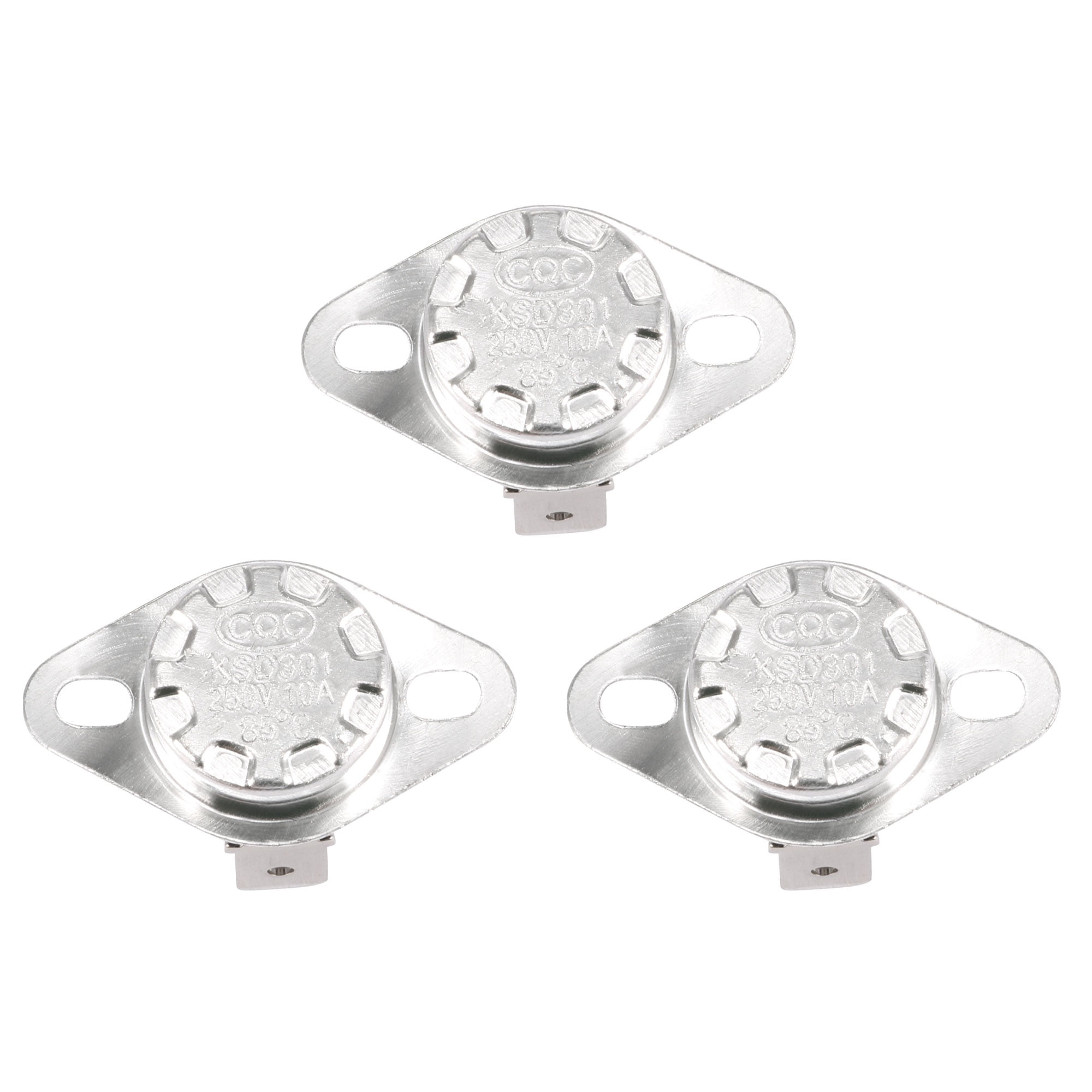 250V 10A NC 85C Manual Reset Temperature Switch Thermostat KSD301 3 Pcs ...