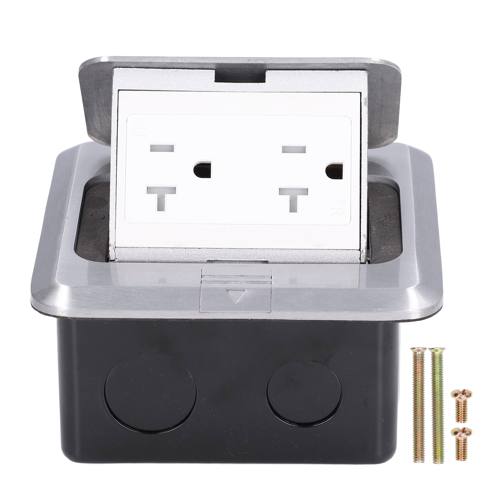 250V 20A Electrical Outlet, Embedded Pop-Up Floor Power US Socket Cover ...