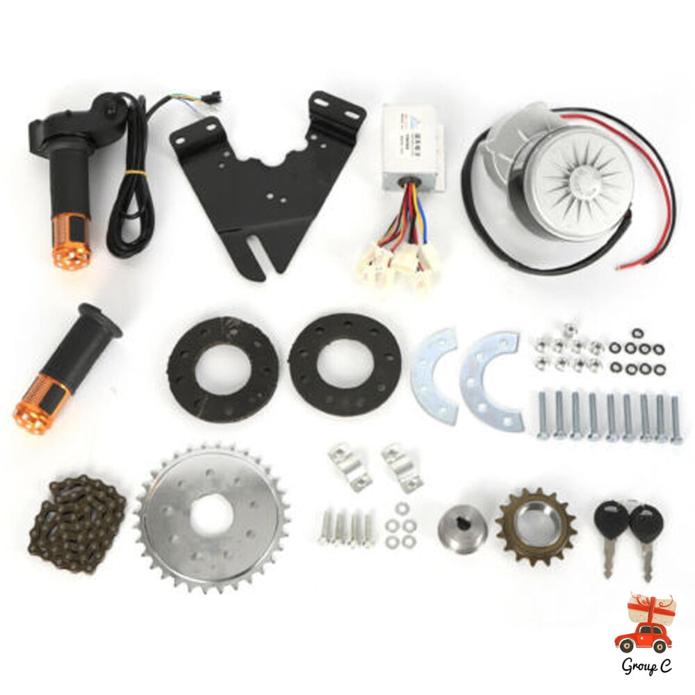 250W 24V E-Bike Left Side Drive Motor Thumb Kit Mountain Bike ...