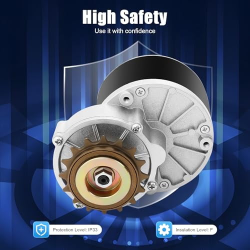 250W Electric Bike Conversion Kit with Freewheel, Universal 12V ATV ...