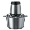 250W Electric Meat Grinder with 3L Large Capacity, Stainless Steel, 2 ...