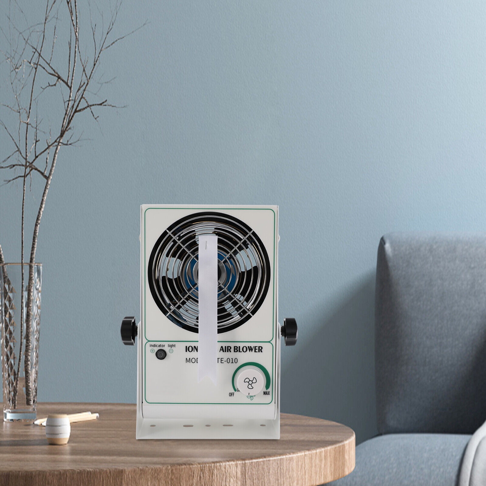 250W Heating Power Ionizing Air Blower Fan Ion Anti-Static Elimination ...