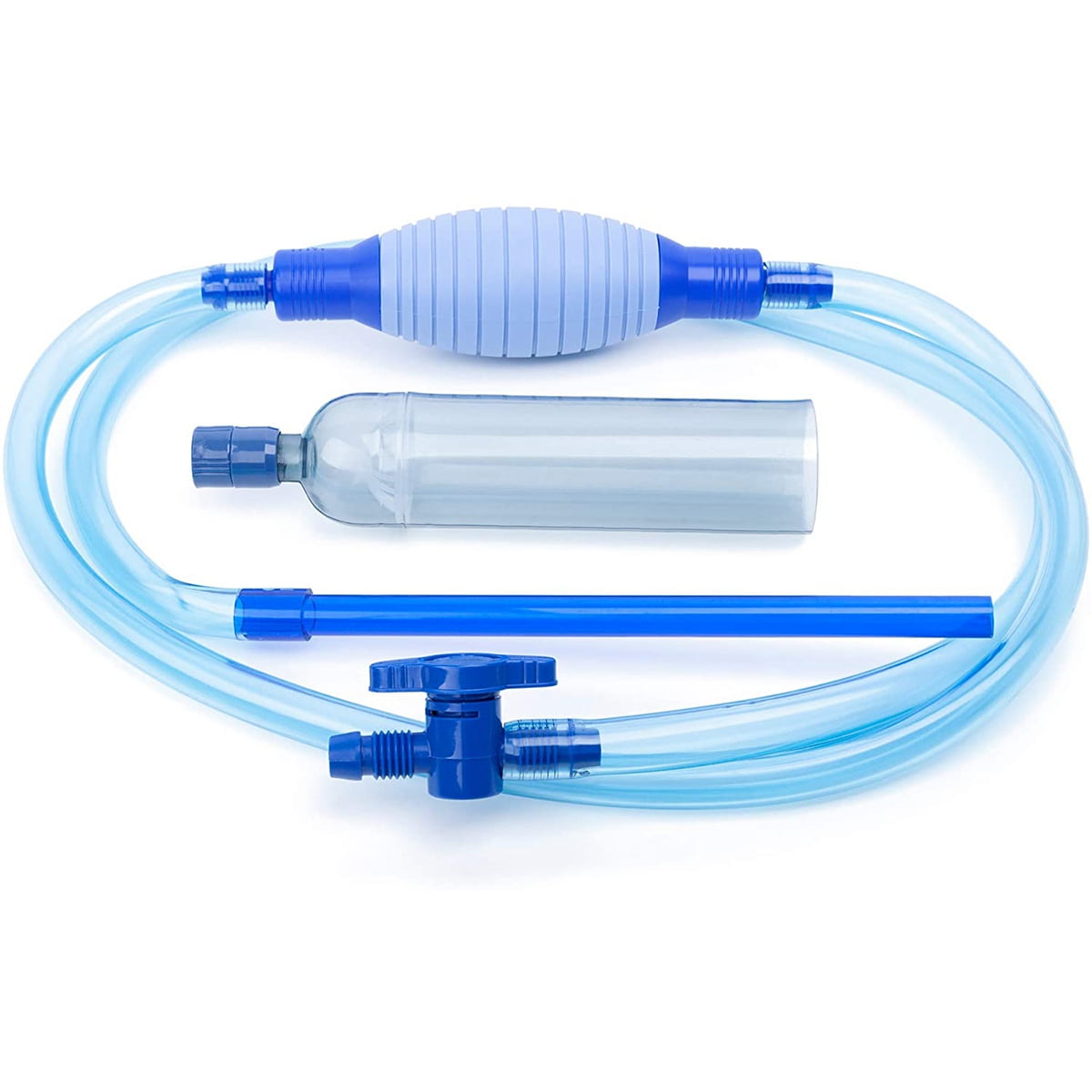250cm Water Changer Filter Hose Pump Syphon Fish Tank Instant Siphon ...