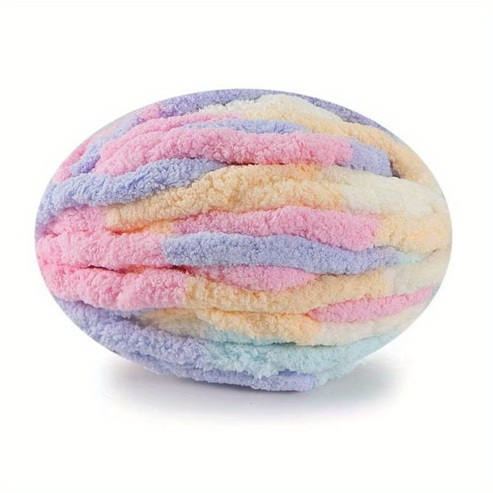 250g/Ball Multicolor Chenille Yarns for Knitting and Crochet Blanket ...