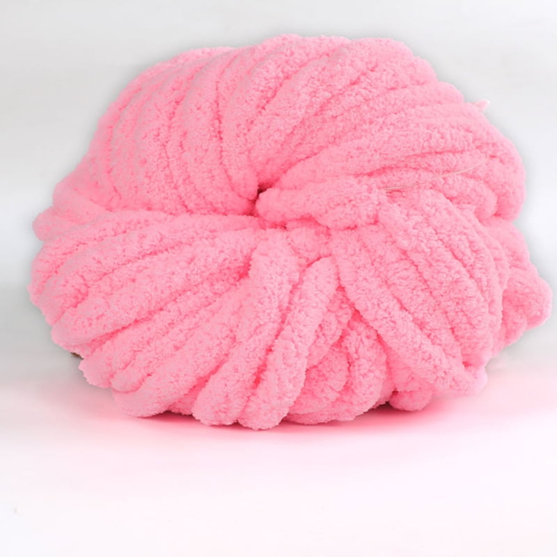 250g/Ball Multicolored Knitting Chenille Wool Yarn Ultra Thick Coarse ...