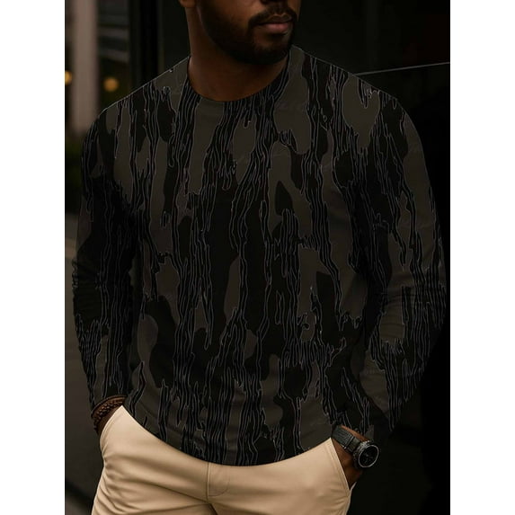 250g long-sleeve T-shirt Urban Camo Print T-Shirt long sleeved ...