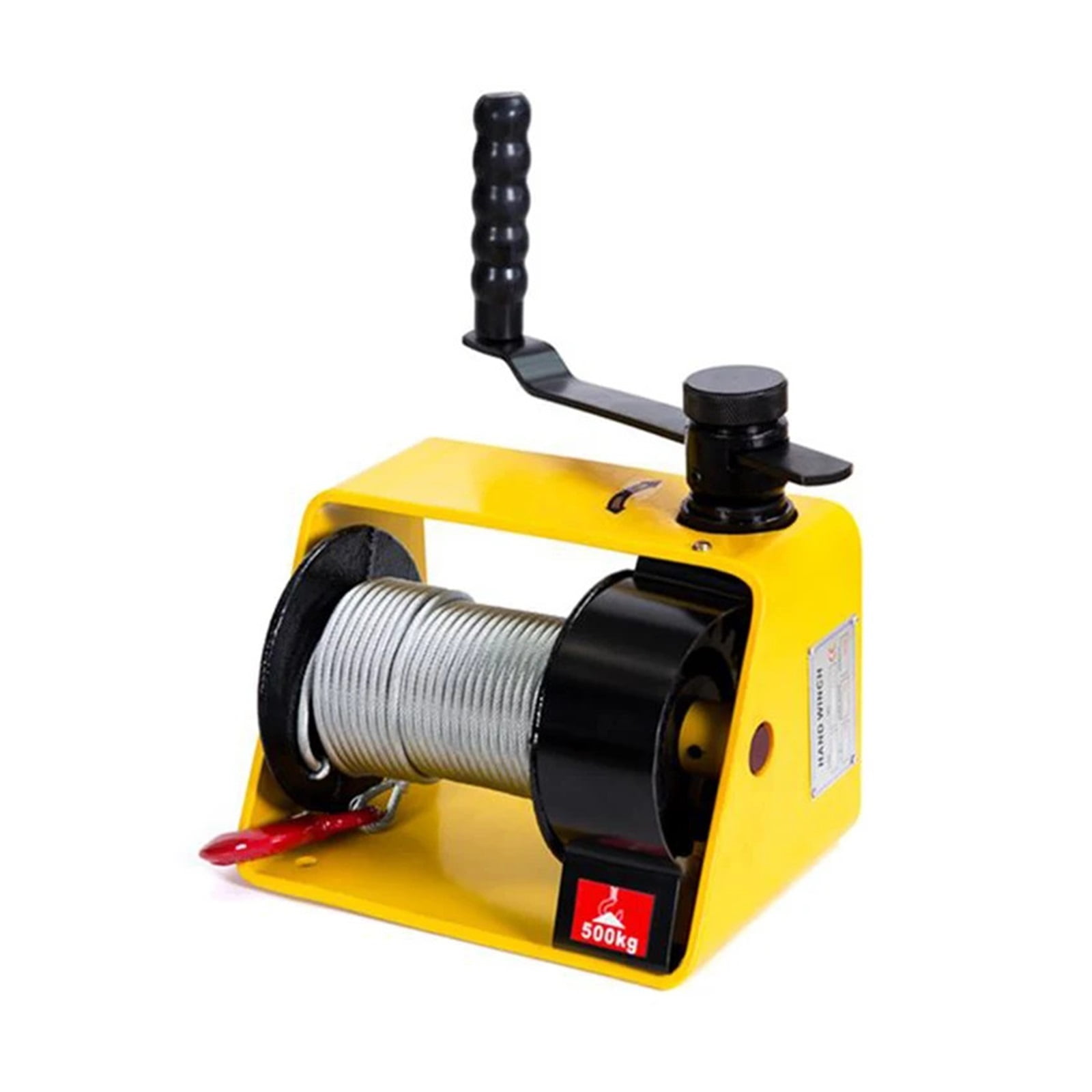 250kg Hand Winch Self-Locking Worm ar Worm Winch With Brake Heavy-Duty ...