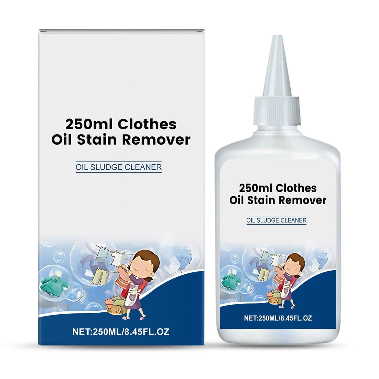 250Ml Clothing Degreasing Powerful Stain and Oil Removal Cleaner Collar ...